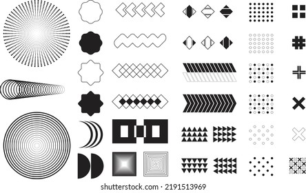 Memphis Graphics Elementsgeometric Shapes Graphic Universal Stock ...