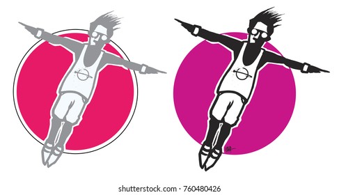 Men Athlete Icon Vector Illustration Stock Vector (Royalty Free ...