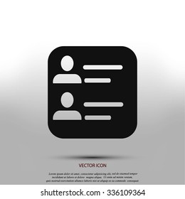 Men Card Icon Stock Vector (Royalty Free) 336109364 | Shutterstock