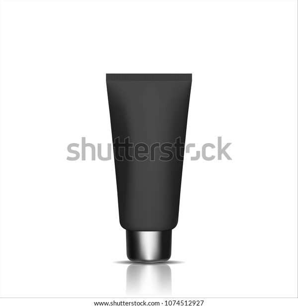 Men Cosmetic Packaging Design Black Cream Stock Vector (Royalty Free ...