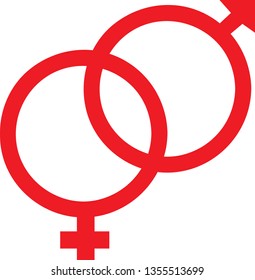 Men Girl Icon Stock Vector (Royalty Free) 1355513699 | Shutterstock