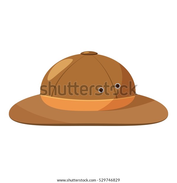 Men Hiking Hat Icon Cartoon Illustration Stock Vector (Royalty Free ...