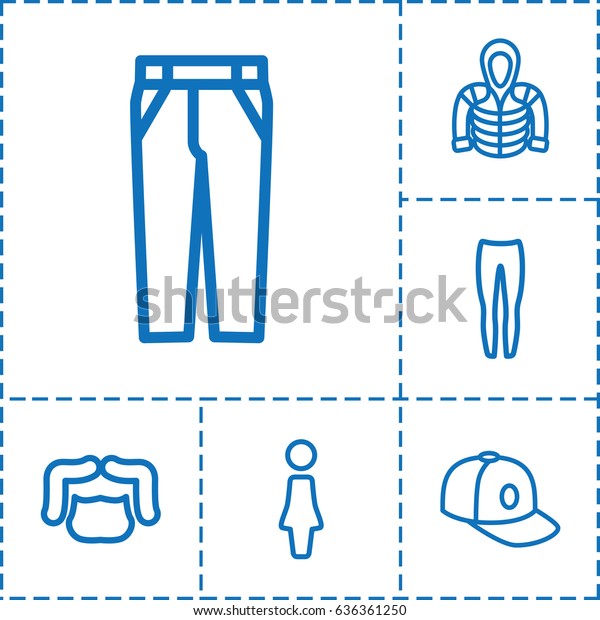 Men Icon Set 6 Men Outline Stock Vector (Royalty Free) 636361250 ...