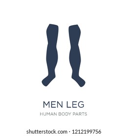 Men Leg Icon Trendy Flat Vector Stock Vector (Royalty Free) 1212199756 ...
