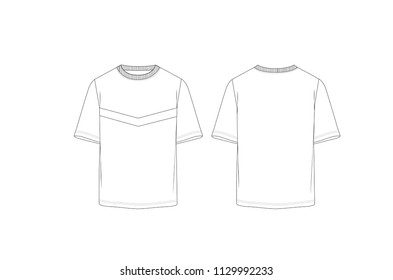 Shirt Template Design Stock Vector (Royalty Free) 286029317 | Shutterstock