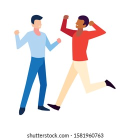 Coworkers Teamwork Cartoon Stock Vector (Royalty Free) 1356284930