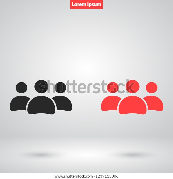 Men Vector Icon 10 Eps Stock Vector (Royalty Free) 1239115006 ...