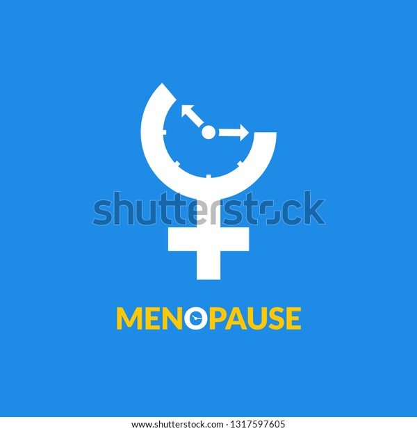 Menopause Icon Awareness Woman Fertility Age Stock Vector Royalty Free