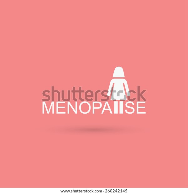 Menopause Symbol Vector Illustration Stock Vector (Royalty Free) 260242145