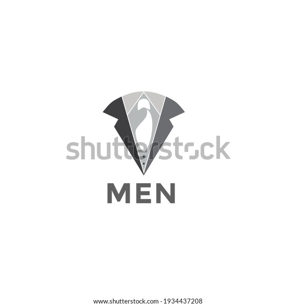 Mens Suit Logo Design Vector Stock Vector (Royalty Free) 1934437208 ...