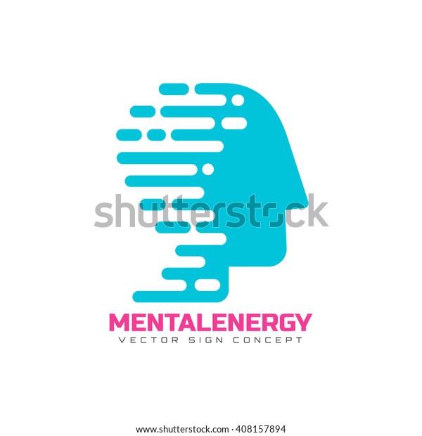 Mental Energy Logo Concept This Logo Stock Vector (Royalty Free ...