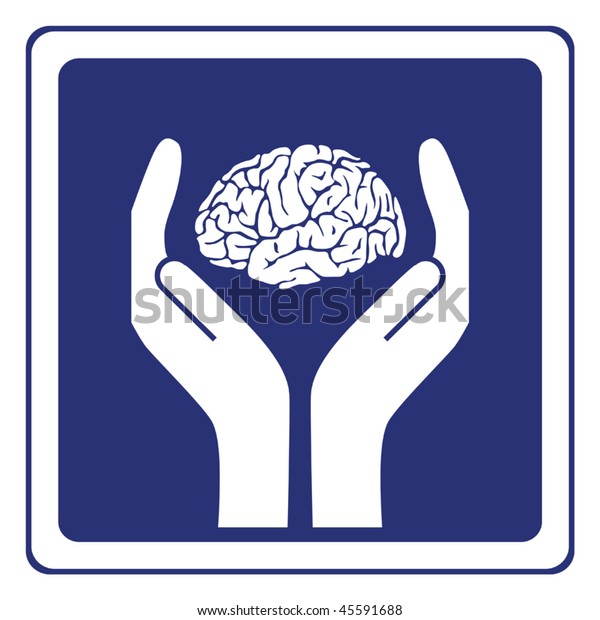 Mental Health Sign Vector Stock Vector (Royalty Free) 45591688