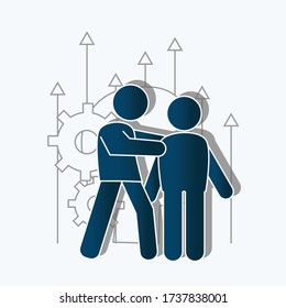 Mentor Concept On Transparency Background Creative Stock Vector ...
