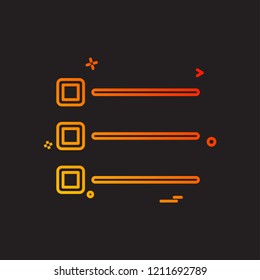 Menu Icon Design Vector Stock Vector (Royalty Free) 1211692789 ...