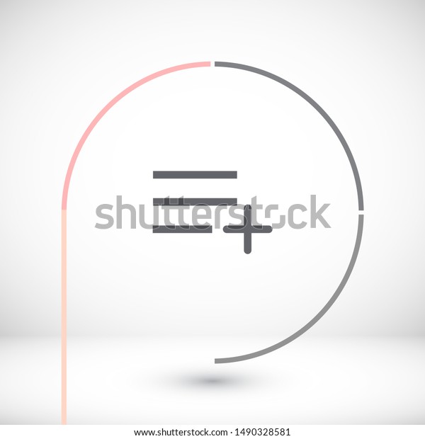 Menu Icon Vector Lorem Ipsum Illustration Stock Vector (Royalty Free ...