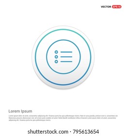 Menu Icon White Background Icon Template Stock Vector (Royalty Free ...