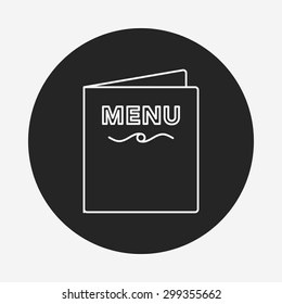 Menu Line Icon Stock Vector (Royalty Free) 299355662 | Shutterstock