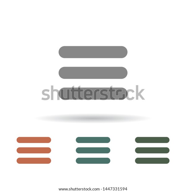 Menu Vector Icon Lorem Ipsum Illustration Stock Vector (Royalty Free ...