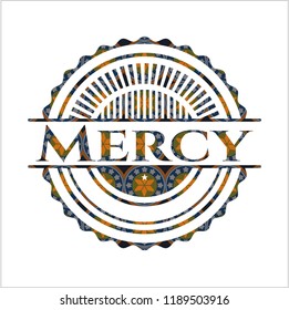 Mercy Arabesque Emblem Background Arabic Decoration Stock Vector ...