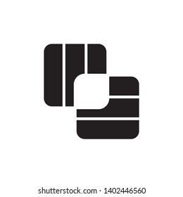 Merger Icon Illustration Vector Template Stock Vector (Royalty Free ...