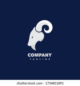 Merino Sheep Logo Vector Illustration Stock Vector (Royalty Free ...
