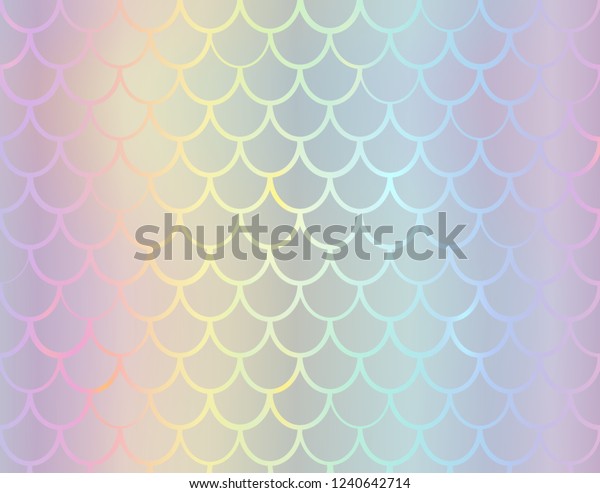 Mermaid Tail Foil Texture Effect Background Stok Vektör (Telifsiz ...