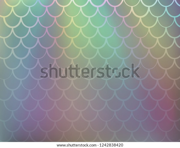 Mermaid Tail Foil Texture Effect Background Stock Vector (Royalty Free ...