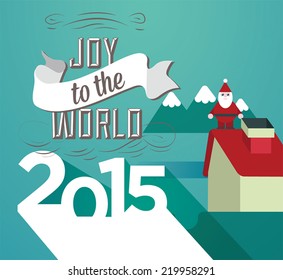 Merry Christmas Joy World Stock Vector (Royalty Free) 219958291 ...