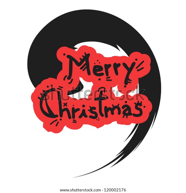 Merry Christmas Symbol Stock Vector (Royalty Free) 120002176 | Shutterstock