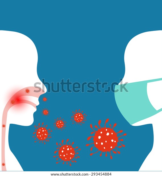 Mers Virus Respiratory Pathogens Human Vector Stock Vector (Royalty ...