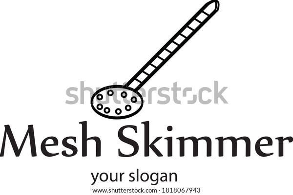 Mesh Skimmer Vector Logo Design Cooking Stock Vector (Royalty Free ...