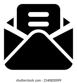 Message Icon Black Color Stock Vector (Royalty Free) 2140820099 ...