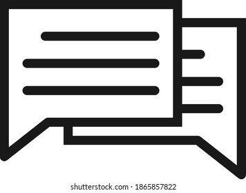 Message Icon Logo Illustrator Stock Vector (Royalty Free) 1865857822 ...