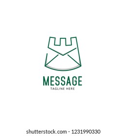 Message Logo Design Stock Vector (Royalty Free) 1231990330 | Shutterstock