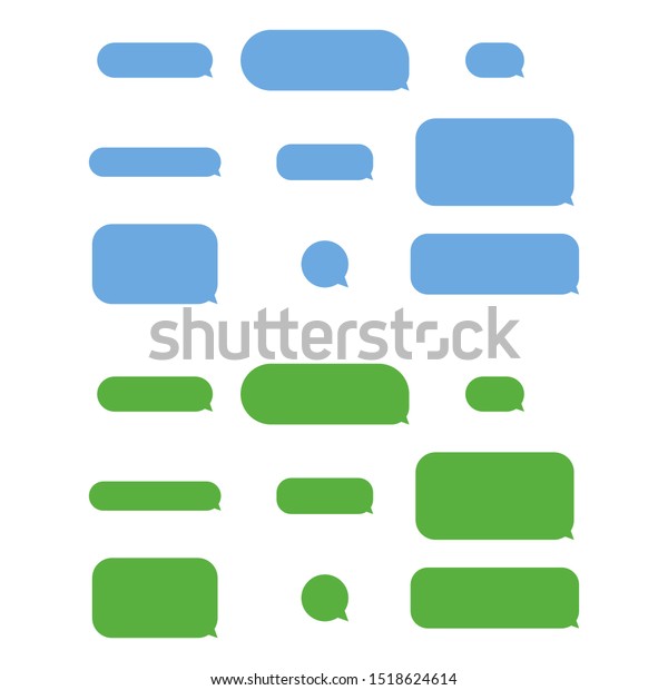 Message Speech Bubbles Chat Vector Template Stock Vector (Royalty Free ... Message Speech Bubbles Chat Vector Template Stock Vector (Royalty Free ...