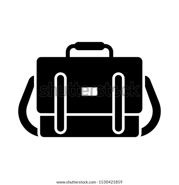 Messenger Bag Icon Vector Flat Illustration Stock Vector (Royalty Free ...