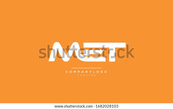 Met Mft Letter Logo Design Template Stock Vector (Royalty Free) 1682028103