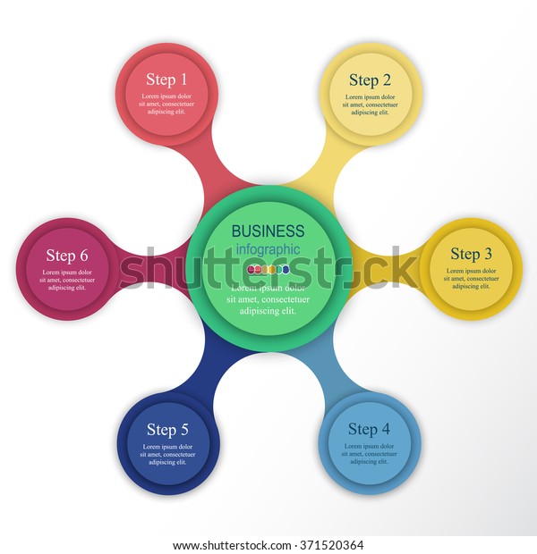 Metaball Diagram Graph Presentation Chart Business Stock Vector ...
