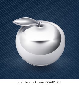 Metal Apple Stock Vector (Royalty Free) 99681701 | Shutterstock