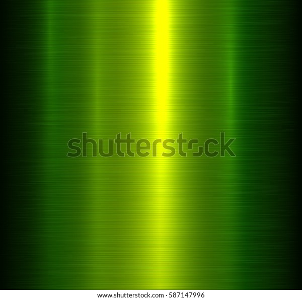 Metal Background Green Brushed Metallic Texture Stock Vector (Royalty ...