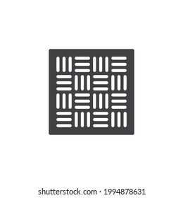 Metal Checker Plate Vector Icon Filled Stock Vector (Royalty Free ...