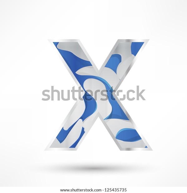 Metal Chopped Letters Stock Vector (Royalty Free) 125435735 | Shutterstock