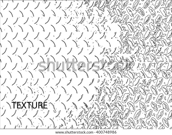 Metal Construction On Bridge Floor Texture Stock Vector (Royalty Free ...