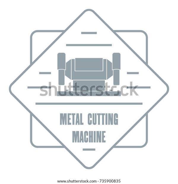 Metal Cutting Machine Logo Vintage Illustration Stock Vector (Royalty ...