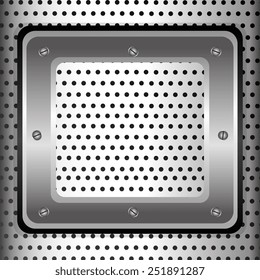 Metal Design Vector Illustration Stock Vector (Royalty Free) 251891287 ...