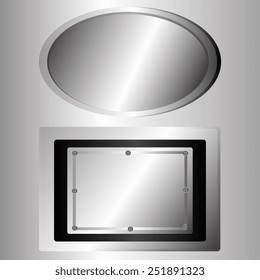 Metal Design Vector Illustration Stock Vector (Royalty Free) 251891323 ...