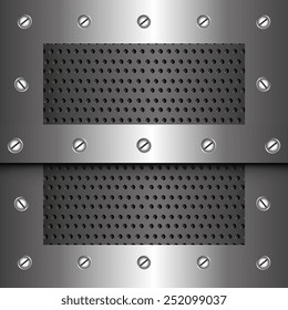 Metal Design Vector Illustration Stock Vector (Royalty Free) 252099037 ...