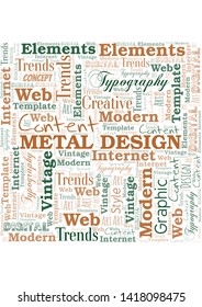 Metal Design Word Cloud Wordcloud Made Stock Vector (Royalty Free ...