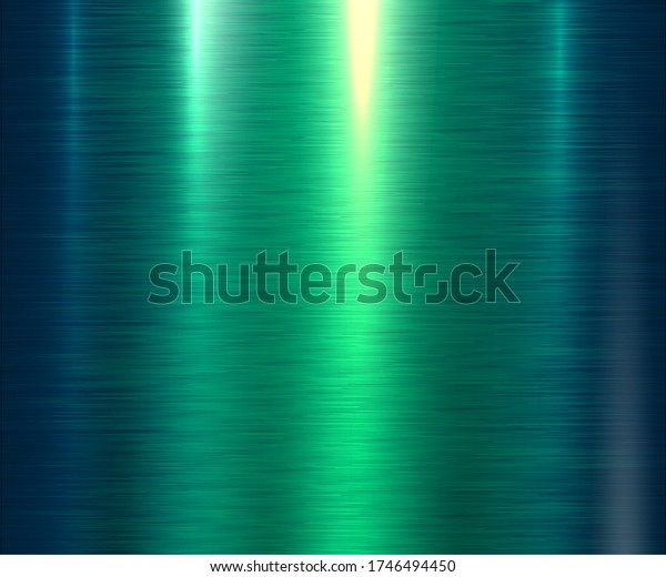 Metal Green Texture Background Brushed Metallic Stock Vector (Royalty ...