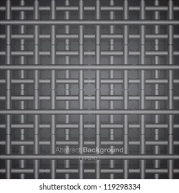 Metal Grid Background Stock Vector (Royalty Free) 119298334 | Shutterstock
